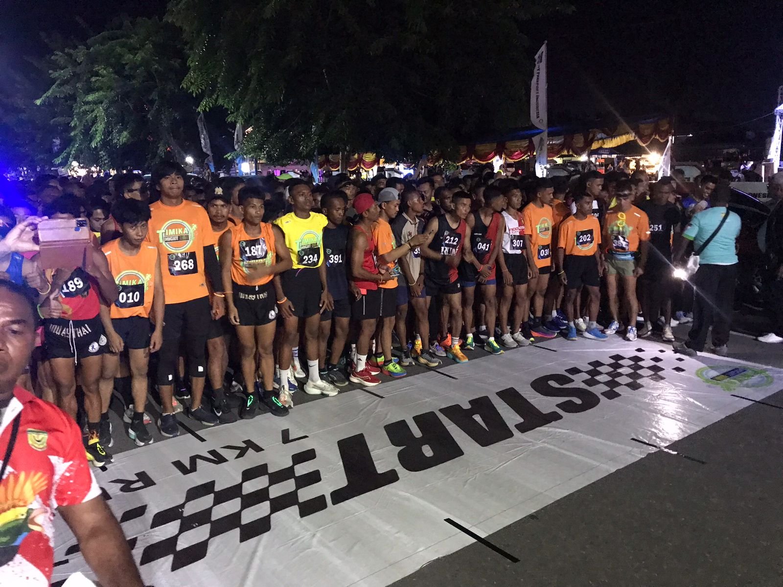 Apresiasi Timika Night Run, Wabup Mimika: Ini Inovasi dari Anak Muda ...