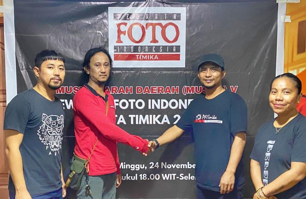 Pengurus Pewarta Foto Indonesia Timika Periode 2024-2027 Resmi ...